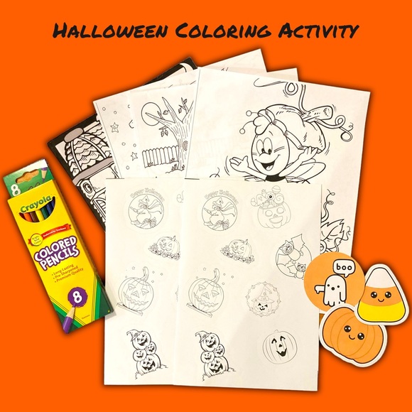 Design | Fun Halloween Coloring Sticker Activity Pack | Poshmark